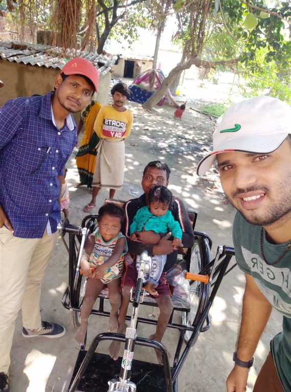 His Motto: Reach out to Needy and Helpless