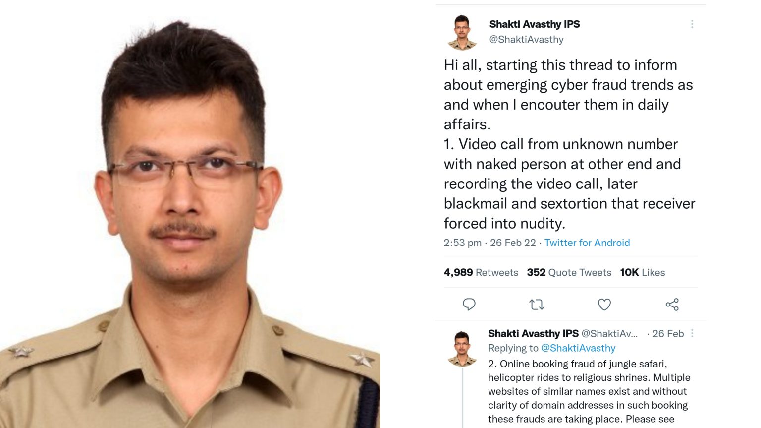 IPS Officer Cautions Netizens About New Trends in Cyber Fraud