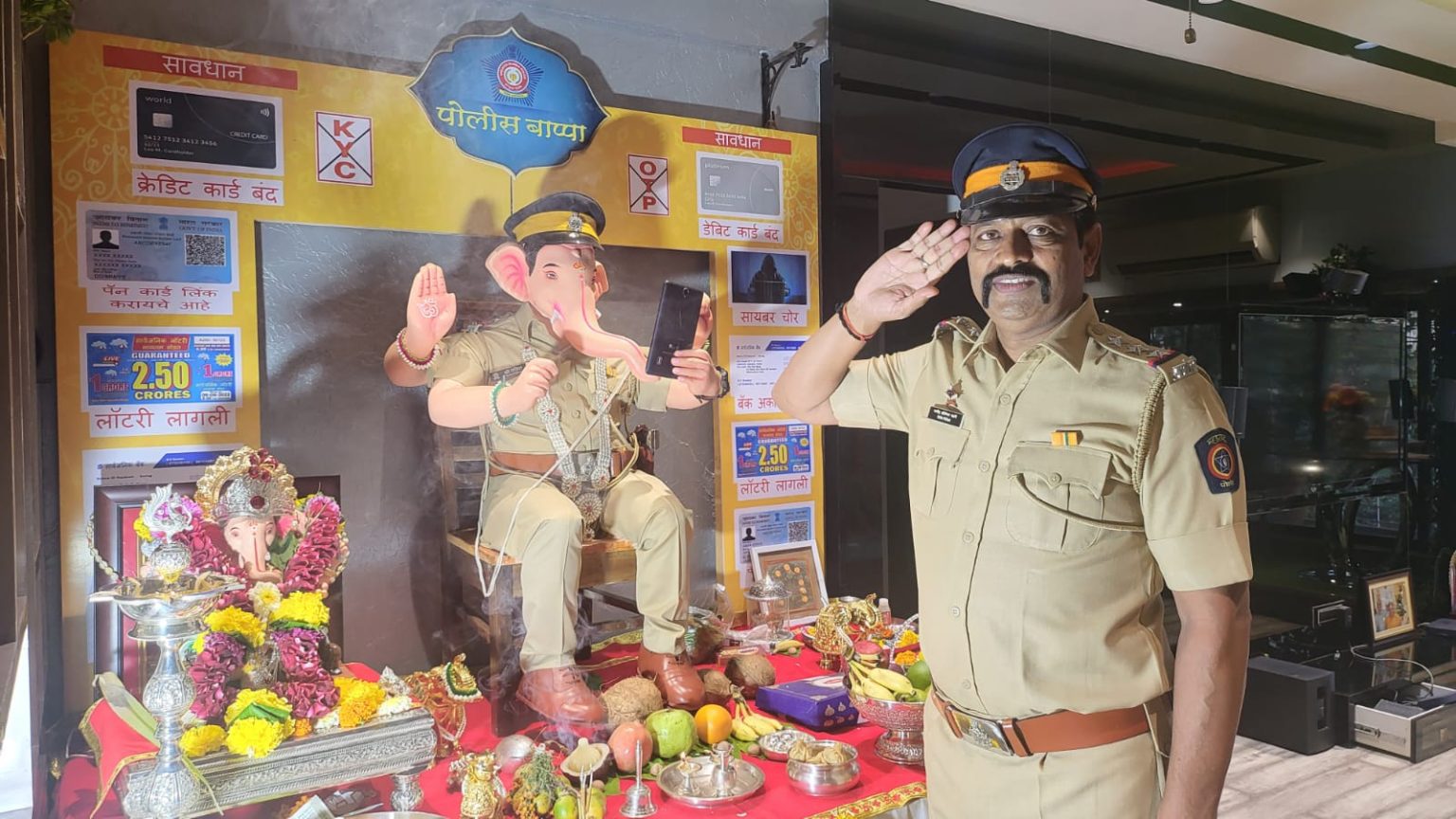 Meet the Man Behind Mumbai’s Famous Police Bappa - https ...