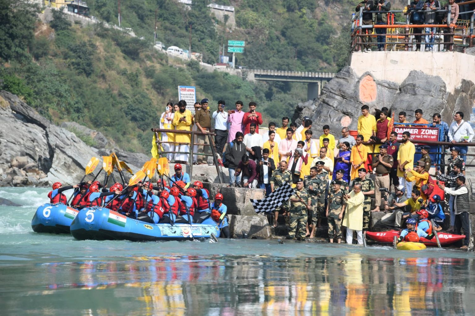 Ganga’s Daughters: BSF’s All-Women Rafting Expedition Sets Sail for ...