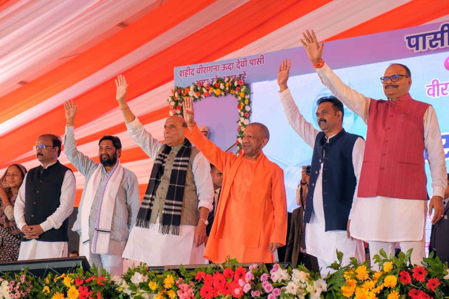 Legacy Revived: Rajnath Singh and Yogi Unveil 1857 Heroine Uda Devi’s ...