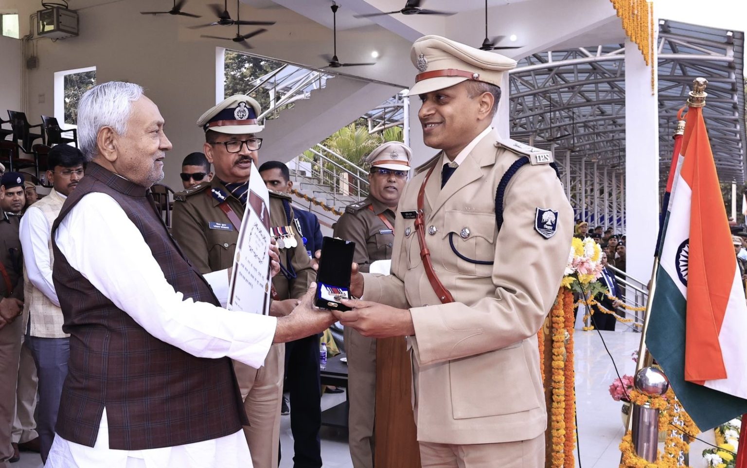 Bihar Police Week 2026: CM Nitish Kumar and Dy CM Samrat Chaudhary ...