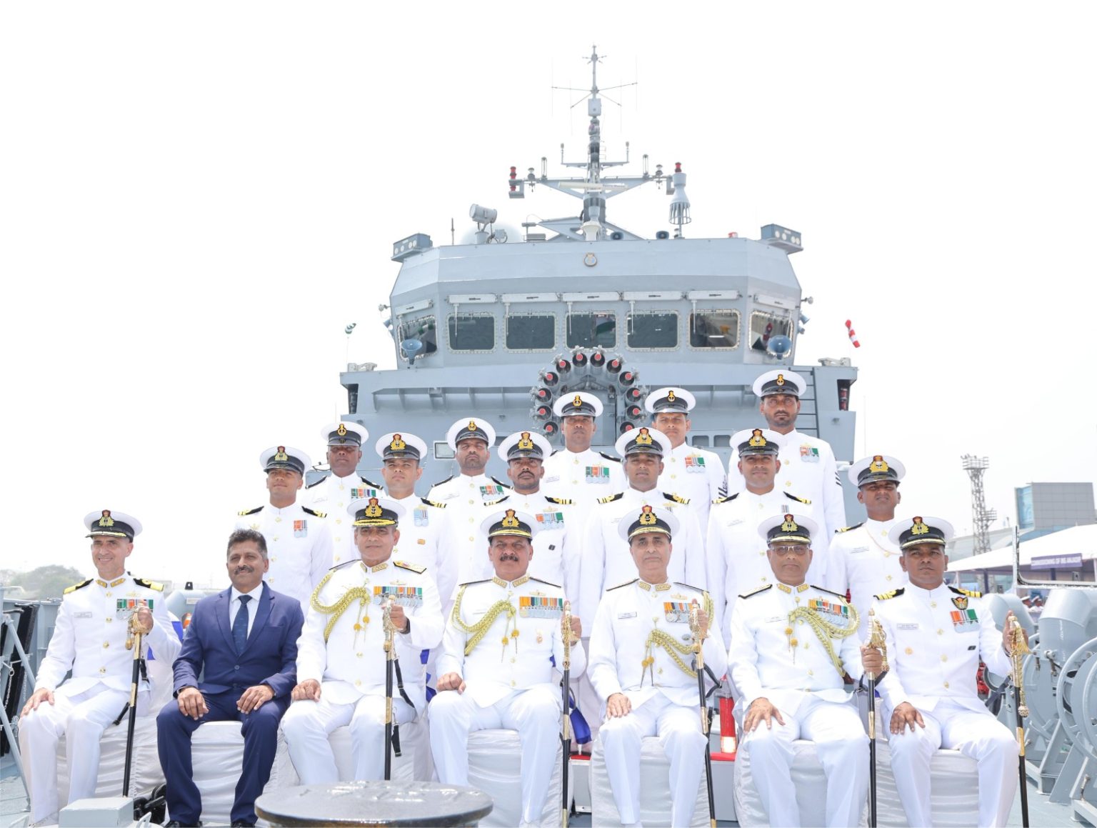 GRSE Commissions INS Anjadip, Third ASW Shallow Water Craft ...